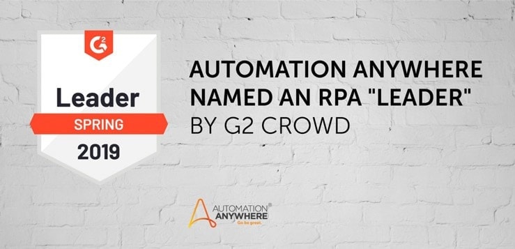 Automation Anywhere Named an RPA Leader by G2 Crowd | Automation Anywhere