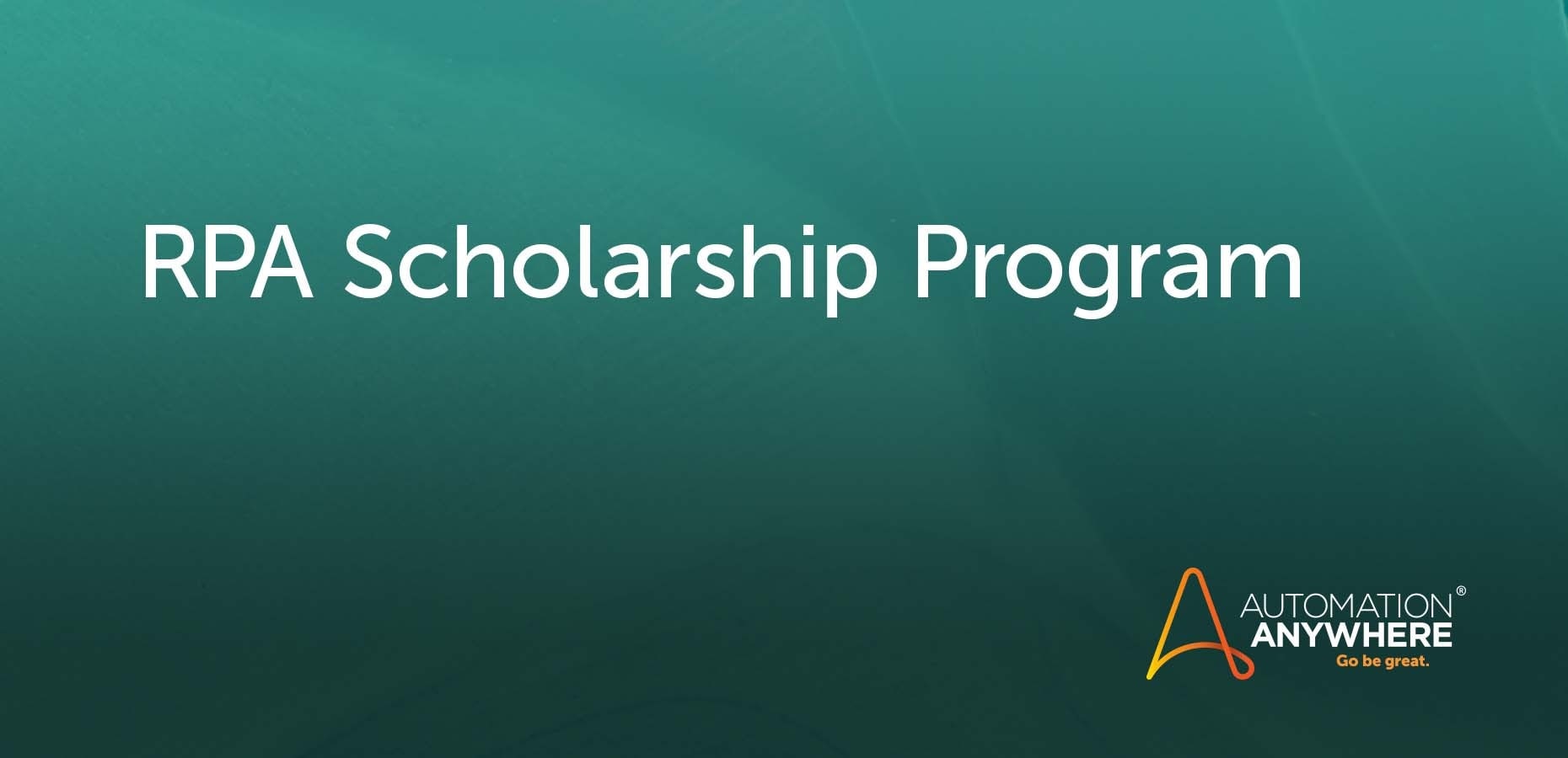 RPA Scholarship Program at AAU | Automation Anywhere