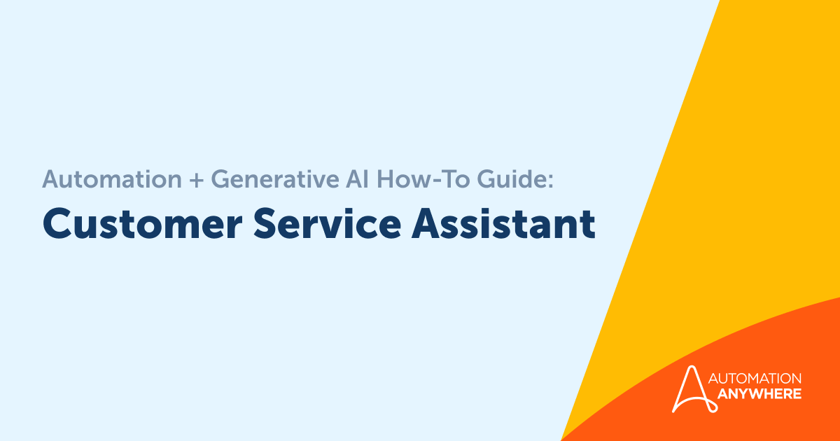 Automation + Generative AI how-to guide corporate assistant ...