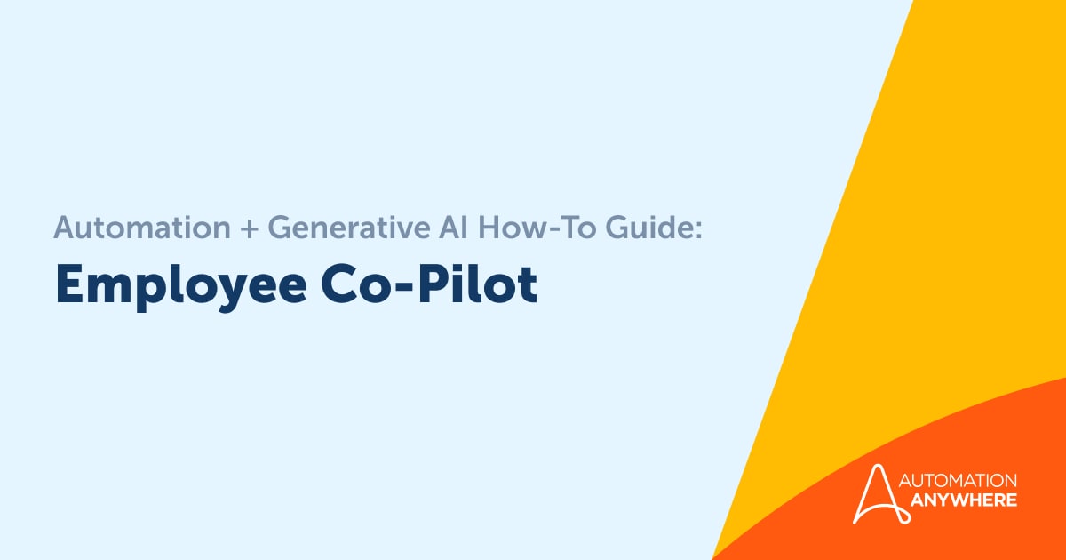 Automation + Generative AI how to guide complex document processing ...