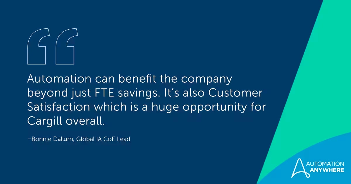 Cargill | Automation Anywhere